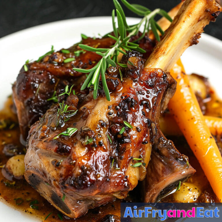 Air Fryer Lamb Shanks: Super Tender & Easy | AirFryAndEat