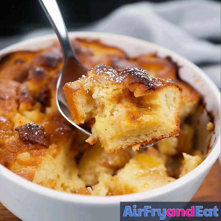 Air Fryer Bread Pudding: The Best Version | AirFryAndEat