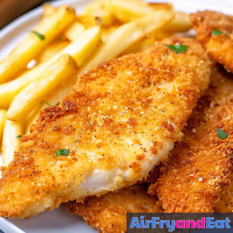Air Fryer Chicken Schnitzel: The BEST Recipe | AirFryAndEat
