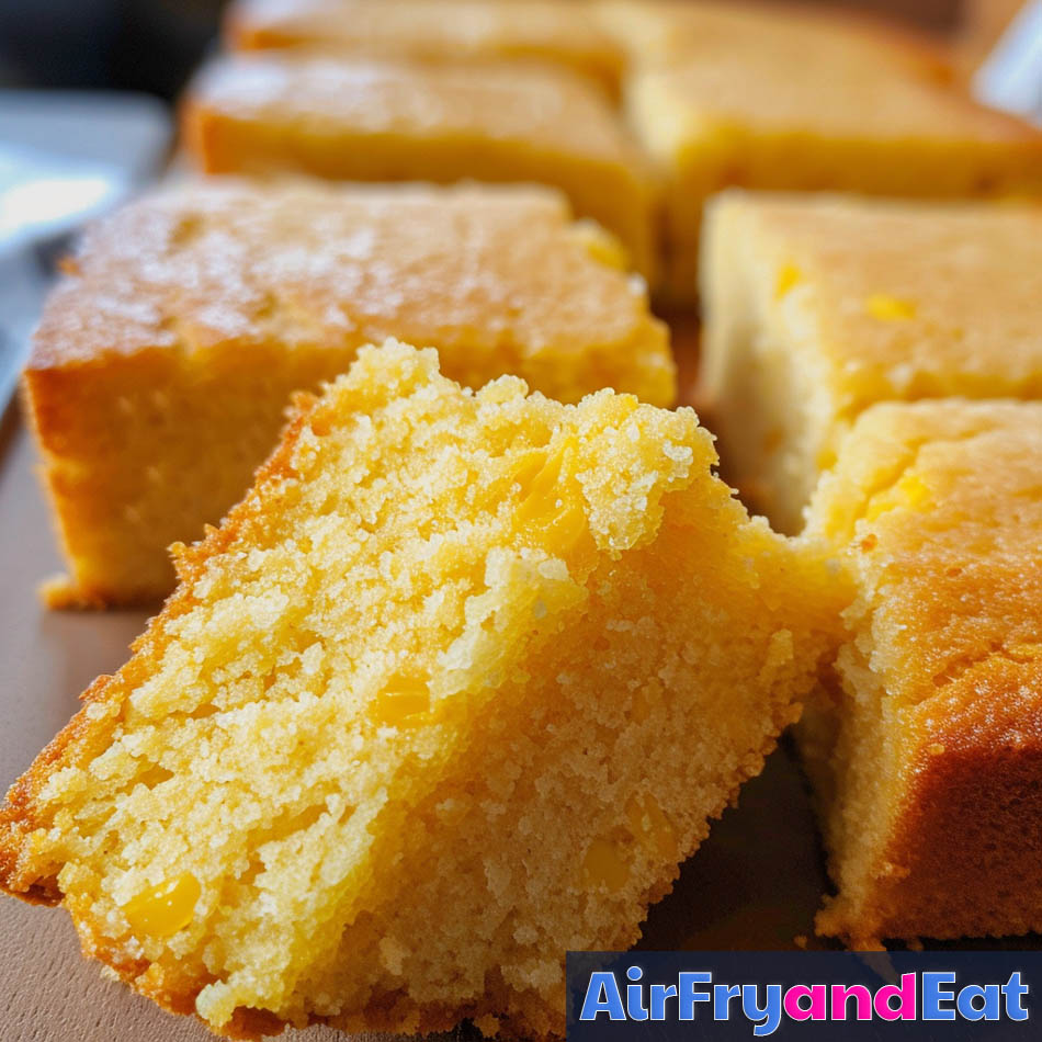 Air Fryer Cornbread (4 Easy Steps) | AirFryAndEat