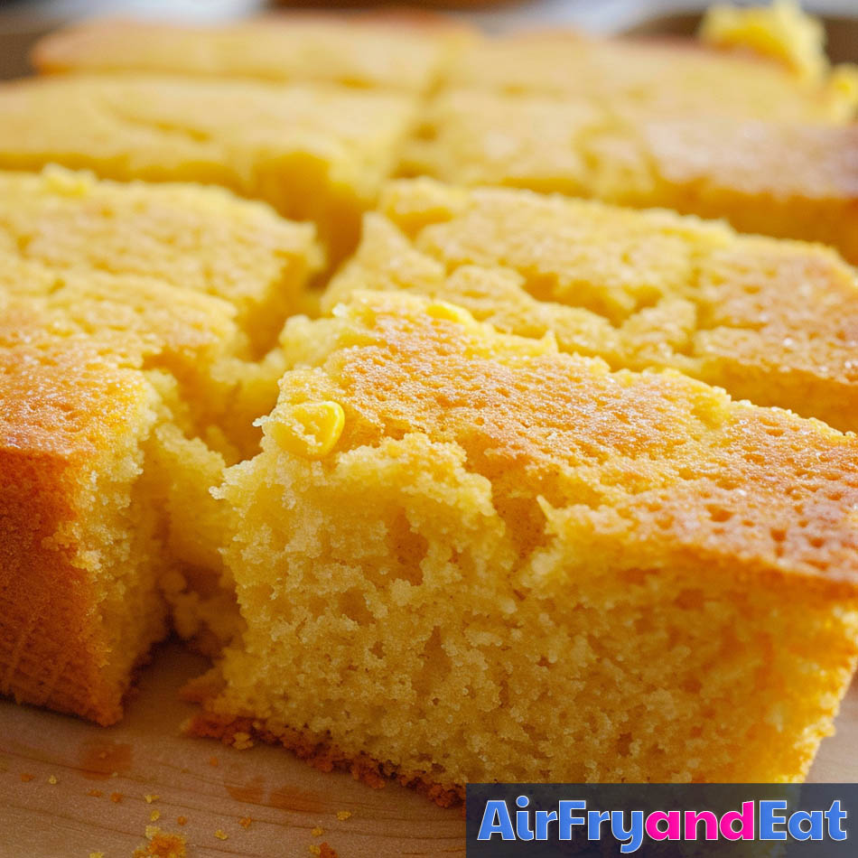 Air Fryer Cornbread (4 Easy Steps) | AirFryAndEat