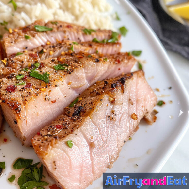 Air Fryer Tuna Steaks: The BEST Recipe | AirFryAndEat