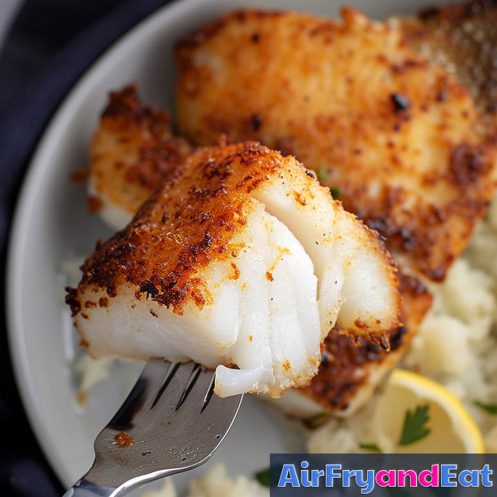 Air Fryer Halibut- Easy & Delicious Recipe | AirFryAndEat