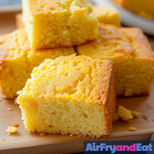 Air Fryer Cornbread (4 Easy Steps) | AirFryAndEat