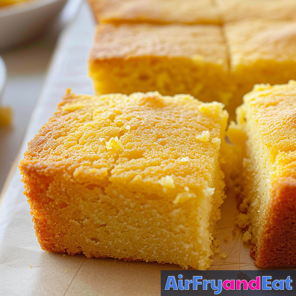 Air Fryer Cornbread (4 Easy Steps) | AirFryAndEat
