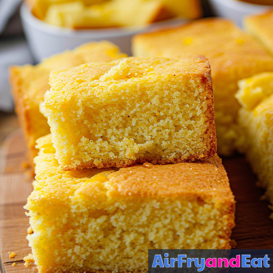 Air Fryer Cornbread (4 Easy Steps) | AirFryAndEat