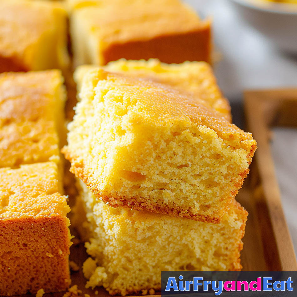 Air Fryer Cornbread (4 Easy Steps) | AirFryAndEat
