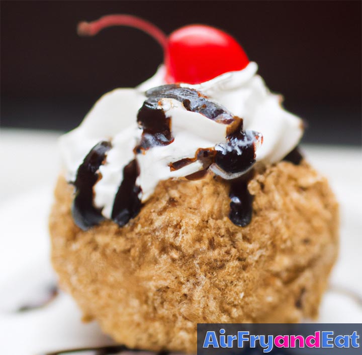 Air Fryer Fried Ice Cream: Easy & Very Tasty (+Tips) | AirFryAndEat