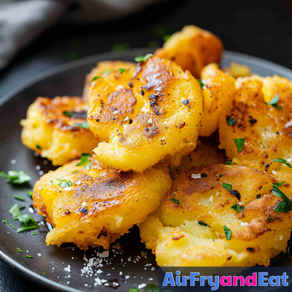 Air Fryer Smashed Potatoes: Easy & Super Crispy | AirFryAndEat